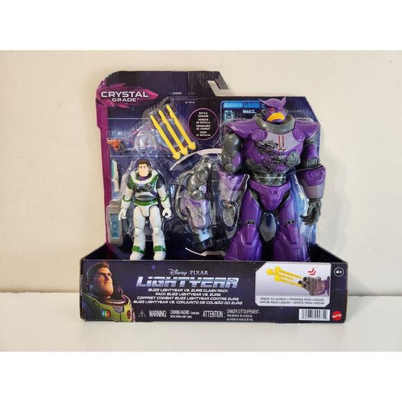 Mattell | Toys | Disney And Pixar Lightyear Crystal Grade Buzz Lightyear Vs Zurg Clash Pack New ...